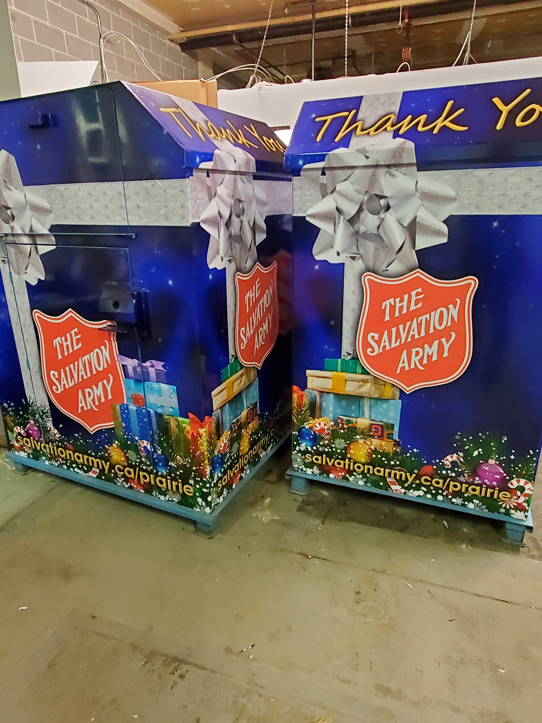 Salvation Army - Donation Bin Wraps - SpeedPro Canada